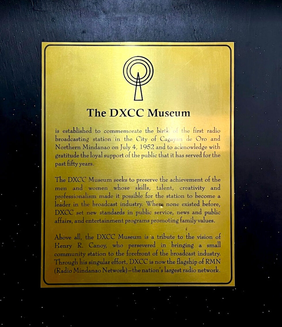 DXCC Museum Plaque - RMN Foundation
